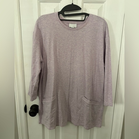J. Jill | Tops | Nwt J Jill Pure Jill Size M Medium Lavender Tunic Top ...